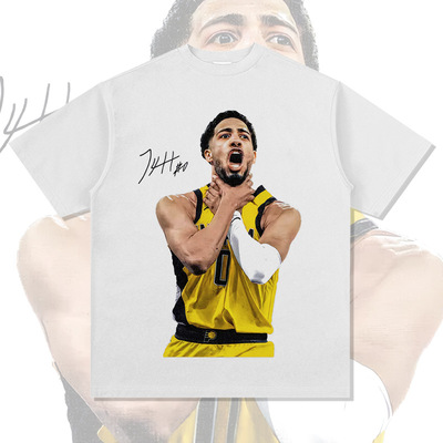 哈利伯顿Haliburton美式球星短袖