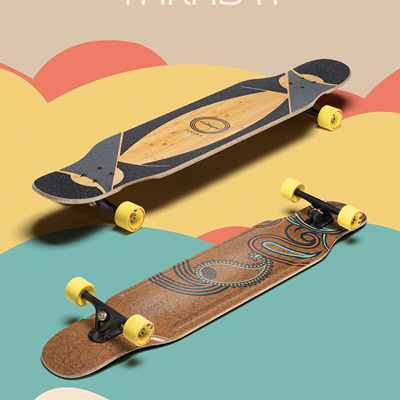 美国进口LOADED泰拉长板专业帮嘎长板滑板舞板