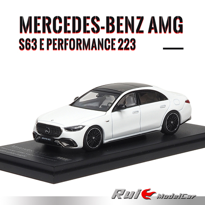 1:64似真AR AlmostReal奔驰AMG S63 E Performance 2023汽车模型