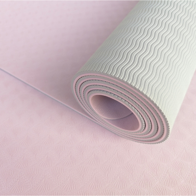 外贸微瑕疵tpe防滑瑜伽垫女生跳操隔音减震垫加宽加厚健身垫家用