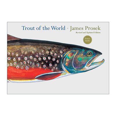 英文原版 Trout of the World Reissue 世界鳟鱼 修订更新版 水彩画 插图指南 精装 James Prosek 英文版 进口英语原版书籍