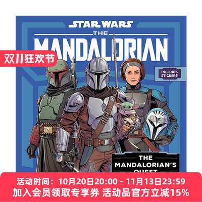 英文原版 Star Wars The Mandalorian A Clan of Two 星球大战 曼达洛人第二季 儿童故事书 5到8岁 附贴纸 英文版 进口英语原版书