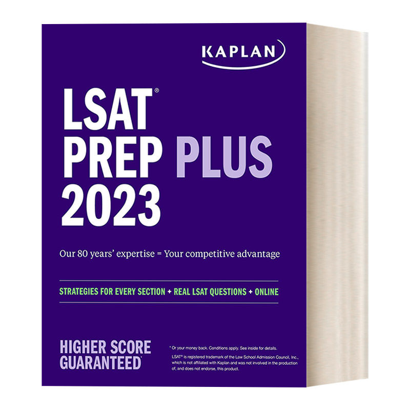 英文原版 LSAT Prep Plus 2023 Strategies for Every Section+ Real LSAT ...