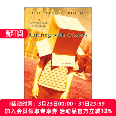拿着剪刀奔跑  英文原版 Running with Scissors A Memoir 影视原著 Augusten Burroughs传记 英文版 进口英语原版书籍