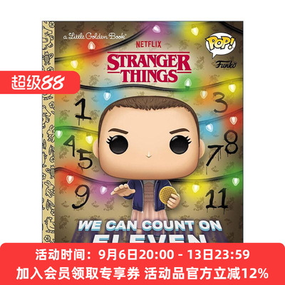 英文原版 Stranger Things We Can Count on Eleven Funko Pop Little Golden Book 怪奇物语 我们可以数到11 兰登书屋精装小金书