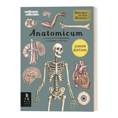 欢迎来到博物馆系列 英文原版 Anatomicum Junior 解剖馆 儿童版 7-9岁 精装 英文版 进口英语原版书籍