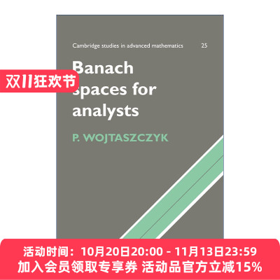 函数分析中的巴拿赫空间理论  英文原版 Banach Spaces for Analysts 剑桥高等数学研究系列 英文版 进口英语原版书籍
