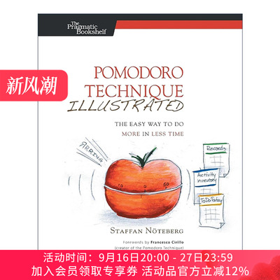 英文原版 Pomodoro Technique Illustrated 番茄工作法图解 简单易行的时间管理方法 史蒂夫·诺特伯格 英文版 进口英语原版书籍