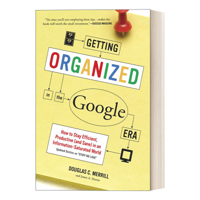 工作整理术 英文原版 Getting Organized in the Google Era 信息太多、时间太少，Google帮你做整理 英文版 进口英语书籍