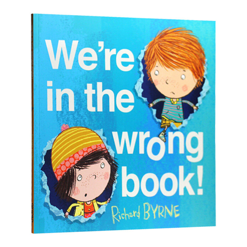 我们走错书啦英文原版 We're in the Wrong Book牛津阅读儿童益智英语启蒙绘本故事漫画书英文版原版书籍进口正版_虎窝淘