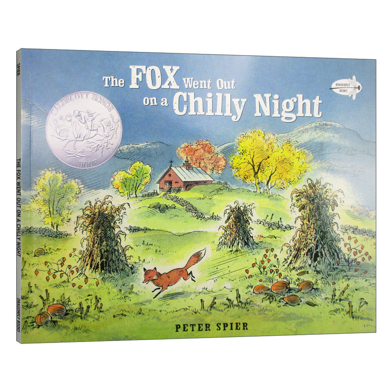 狐狸夜游记 英文原版 The Fox Went Out on a Chilly Night 凯迪克奖 彼得·史比尔 儿童绘本 英文版 进口英语 ...