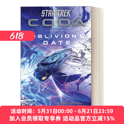 英文原版 Star Trek Coda Book 3 Oblivion's Gate 星际迷航 尾声三部曲3 遗忘之门 英文版 进口英语原版书籍