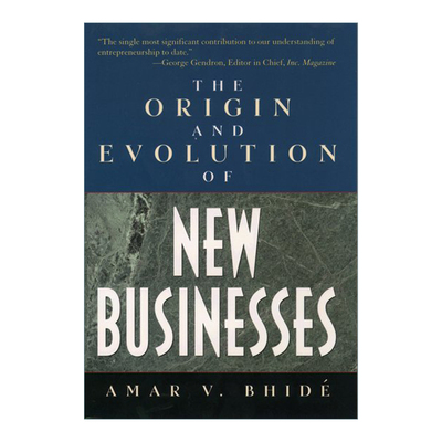 新商业的起源和演变 英文原版 The Origin and Evolution of New Businesses 英文版 进口英语原版书籍