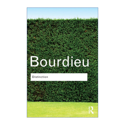 区隔  英文原版 Distinction 品位判断力的社会批判 Routledge Classics系列 英文版 进口英语原版书籍