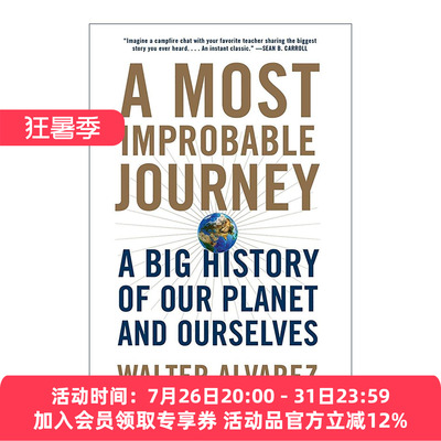 英文原版 A Most Improbable Journey 不可思议的旅程 我们的星球与我们自己的大历史 英文版 进口英语原版书籍