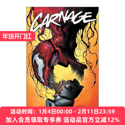 英文原版 Carnage Vol. 2 Symbiosis Necrosis 屠杀 卷二 共生体坏死 漫威漫画 新版 Torunn Gronbekk 英文版 进口英语原版书籍
