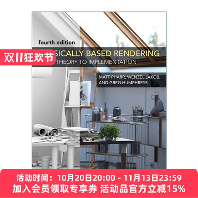 现货 英文原版 Physically Based Rendering The MIT Press 基于物理的渲染 从理论到实现 第四版 Matthew Pharr精装 进口英语书籍