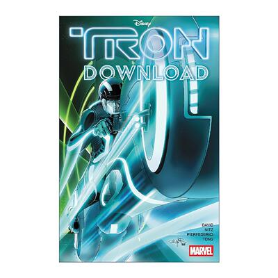 英文原版 Tron Download 电子世界争霸战 创 战纪 漫威漫画合集 Peter David 英文版 进口英语原版书籍