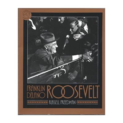 英文原版 Franklin Delano Roosevelt 罗斯福传记 青少年科普读物 1991年纽伯瑞银奖 英文版 进口英语原版书籍