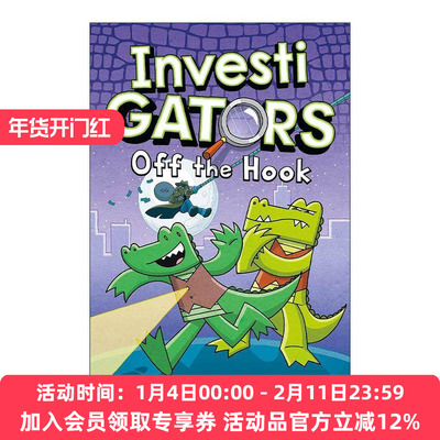 英文原版 InvestiGators Off the Hook 鳄鱼侦查员3 儿童全彩爆笑漫画书 纽约时报畅销书 英文版 进口英语原版书籍