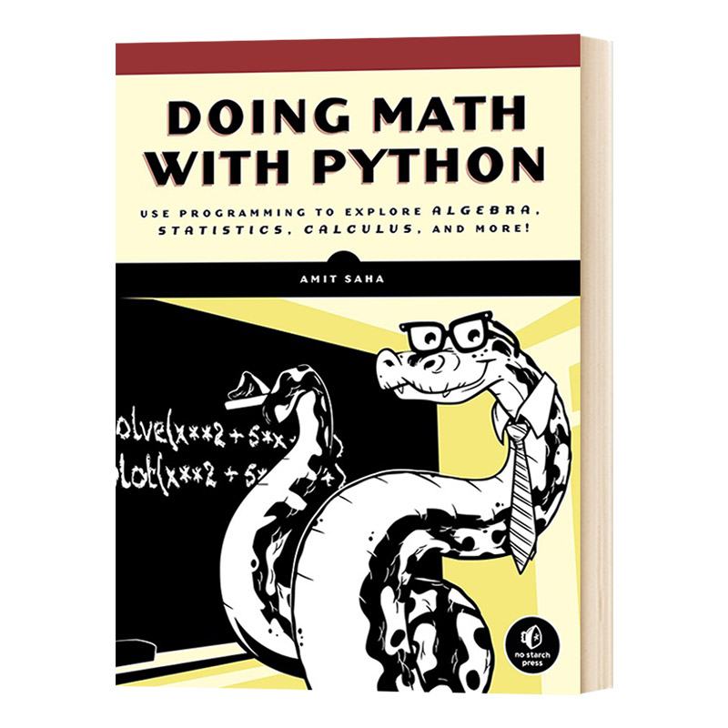 华研原版用Python做数学英文原版 Doing Math with Python编程入门英文版进口英语书籍_虎窝淘