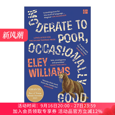 英文原版 平凡生活 偶有微光 Moderate to Poor Occasionally Good Eley Williams故事集 格兰塔英国青年小说家 英文版