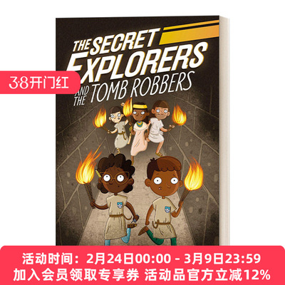 英文原版 The Secret Explorers and the Tomb Robbers 秘密探险家系列3 秘密探险家与盗墓贼 7-9岁 英文版 进口英语原版书籍