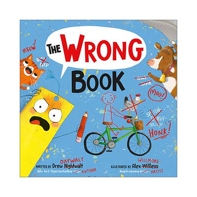 英文原版 The Wrong Book 错误的书 儿童精装绘本 小蜡笔大罢工系列作者德鲁·戴沃特 英文版 进口英语原版书籍