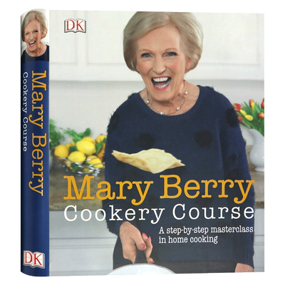 玛丽贝瑞烹饪课程 英文原版 Mary Berry Cookery Course 内含12个主食菜谱 英文版进口原版英语书籍