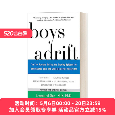 英文原版 Boys Adrift 养育男孩 英文版 进口英语原版书籍