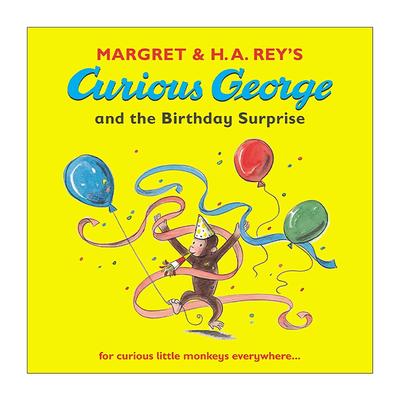 英文原版 Curious George and the Birthday Surprise 好奇猴乔治和生日惊喜 儿童趣味图画故事绘本 英文版 进口英语原版书籍