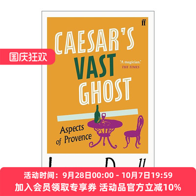 英文原版 Caesar's Vast Ghost 凯撒的巨大幽灵 劳伦斯·达雷尔 普罗旺斯系列 英文版 进口英语原版书籍