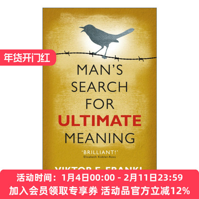 英文原版 Man's Search for Ultimate Meaning 活出生命的终极意义 维克多·E.弗兰克尔 英文版 进口英语原版书籍