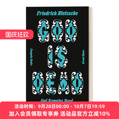 英文原版 God is Dead. God Remains Dead. And We Have Killed Him. 上帝已死 尼采 企鹅伟大思想系列 英文版 进口英语原版书籍