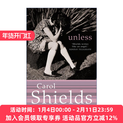 除非  英文原版 Unless 卡罗尔·希尔兹 橘子文学奖、布克奖提名 英文版 进口英语原版书籍
