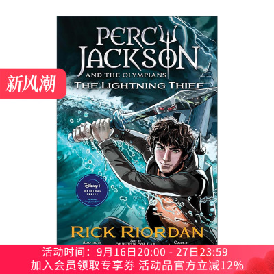 英文原版 Percy Jackson and the Olympians 波西杰克逊与奥林匹斯1 神火之盗 漫画版 Rick Riordan 英文版 进口英语原版书籍