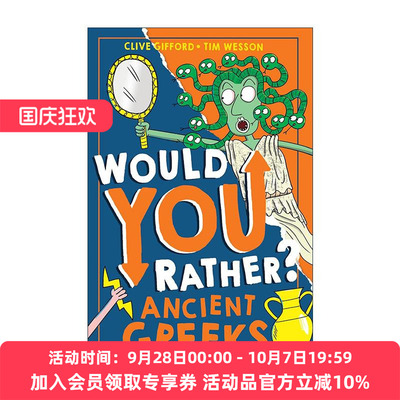 英文原版 Would You Rather Ancient Greeks 你怎么选 古希腊时代知识科普 7-10岁儿童插画趣味历史科普书 英文版进口英语原版书籍