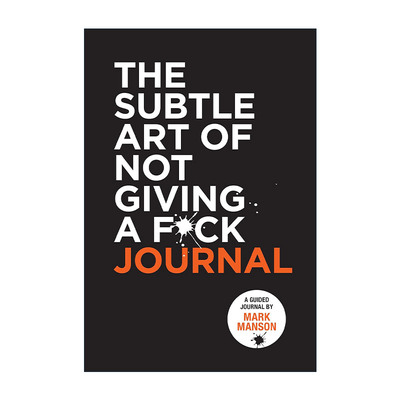 英文原版 The Subtle Art of Not Giving a F*Ck Journal 重塑幸福 如何活成你想要的模样 同名畅销书配套日记本 进口英语原版书籍