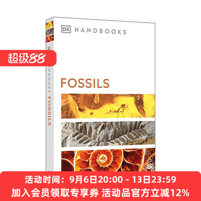 英文原版 Handbooks Fossils 化石 DK自然百科指南 英文版 进口英语原版书籍