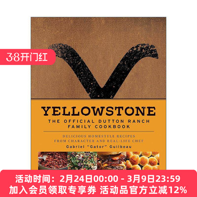 英文原版 Yellowstone The Official Dutton Ranch Family Cookbook 达顿牧场家庭食谱 美剧黄石官方食谱书精装 进口英语原版书籍