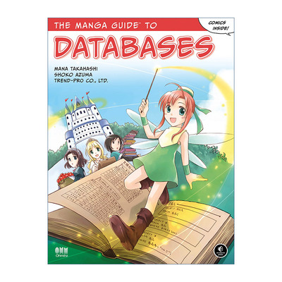 漫画数据库  英文原版 The Manga Guide to Databases 欧姆社学习漫画系列 高桥麻奈Mana Takahashi 英文版 进口英语原版书籍