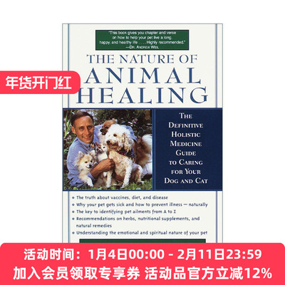 动物治疗的本质 英文原版 The Nature of Animal Healing 照顾你宠物的完整医学指南 Martin Goldstein D.V.M 进口英语原版书籍