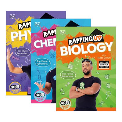 英文原版 Rapping Up 英国初中GCSE考试物理/生物/化学复习指南 3册 Matt Green 英文版 进口英语原版书籍