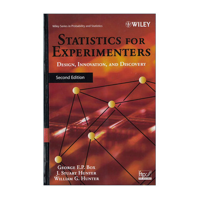 现货 英文原版 Statistics for Experimenters 试验应用统计 设计 创新和发现 精装第2版 英文版 进口英语原版书籍