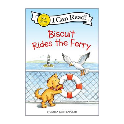 英文原版 Biscuit Rides the Ferry 饼干狗 坐渡轮 My First I Can Read分级读物 英文版 进口英语原版书籍