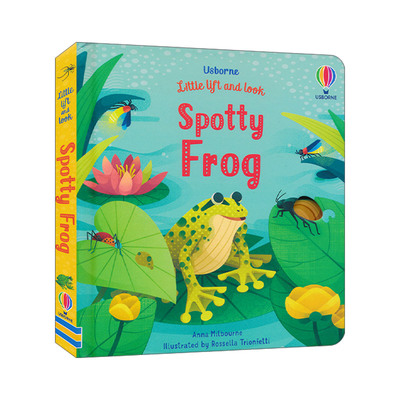 英文原版绘本 Little lift and look Spotty Frog 翻翻书 点点青蛙 英文版 进口英语原版书籍