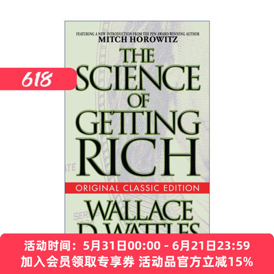英文原版 The Science of Getting Rich 失落的致富经典 原始经典版 Wallace D. Wattles 英文版 进口英语原版书籍