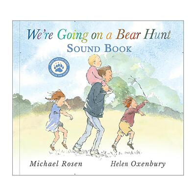 英文原版 We're Going on a Bear Hunt 我们一起去猎熊 儿童经典趣味互动绘本 发声书 精装 英文版 进口英语原版书籍