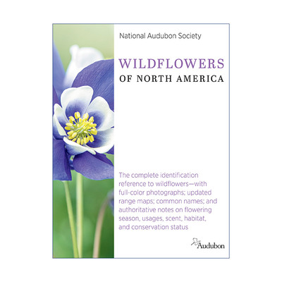 全美奥杜邦协会北美野花指南  英文原版 National Audubon Society Wildflowers of North America 精装 英文版 进口英语原版书籍