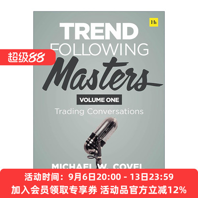 英文原版 Trend Following Masters  Volume 1 趋势跟踪交易指南 卷1 精装 Michael Covel 英文版 进口英语原版书籍
